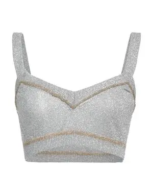 Rabanne Metallic Knit Crop Top