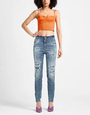 Dsquared2 Tapered Jeans In Cotton Blend