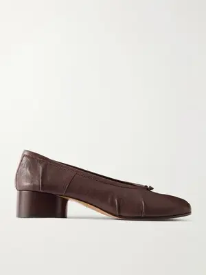 MAISON MARGIELA Tabi Leather Ballerina Pumps