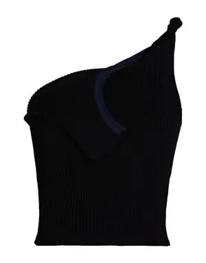 Jacquemus One-shoulder Ribbed Knit Top