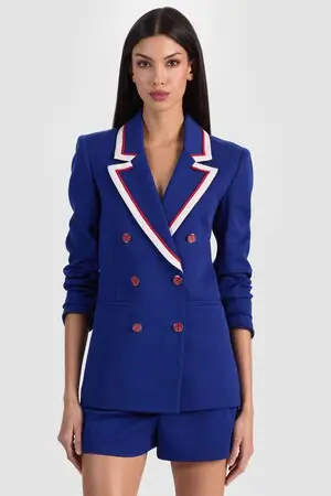 Alice + Olivia Campbell Double Breasted Blazer