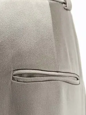 ALYSI Satin Flared Trousers