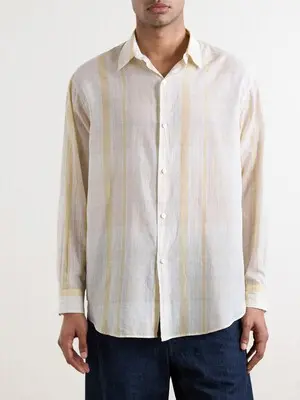 KAPTAIN SUNSHINE Checked Cotton-flannel Shirt
