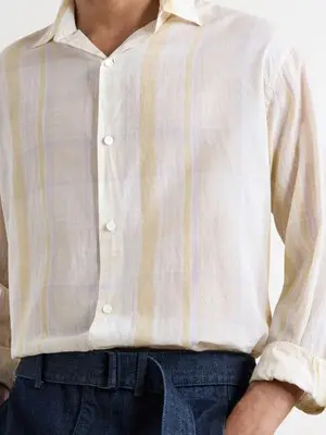 KAPTAIN SUNSHINE Checked Cotton-flannel Shirt