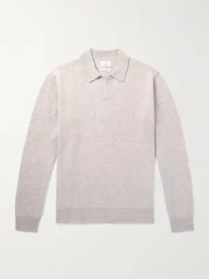 Hartford Wool And Cashmere-blend Polo Shirt