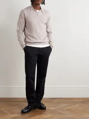Hartford Wool And Cashmere-blend Polo Shirt