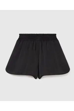Stella McCartney Envers Satin Tailored Shorts - Black