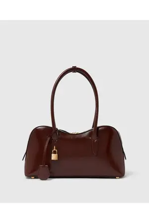 Stella McCartney Stella Ryder Patent Shoulder Bag - Red