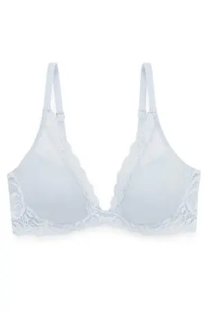 Natori Feathers Plunge T-shirt Bra - Natural