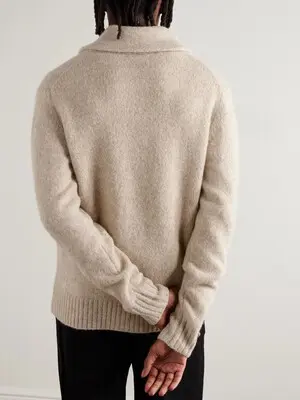 Hartford Shawl-collar Cardigan - Neutrals