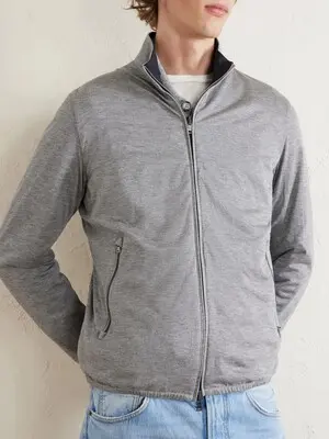 Herno Reversible Shell And Jersey Jacket