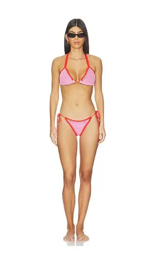 PQ SWIM Wren Crochet Triangle Bikini Top