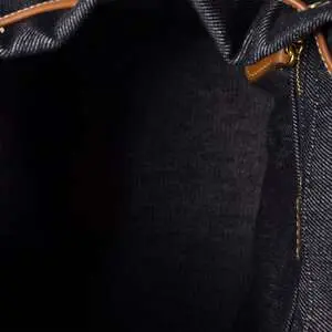 Miu Miu Denim Backpack - Blue/brandy