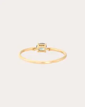 YI COLLECTION Alexandrite & Diamond Petite Circle Ring
