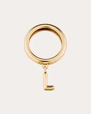 ELIZABETH MOORE 14k Puffy Initial Ring