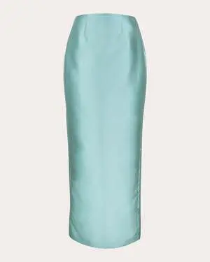 BYVARGA Agnes Satin Pencil Skirt
