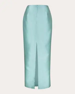 BYVARGA Agnes Satin Pencil Skirt