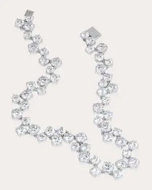 Completedworks Cubic Zirconia Checkerboard Necklace