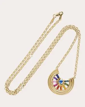 PARKFORD Sapphire And Moonstone Pendant Necklace