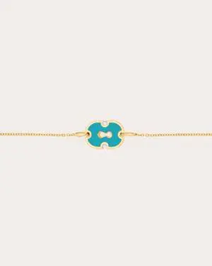 ROUVENAT 18k Gold Unlock Charm Bracelet