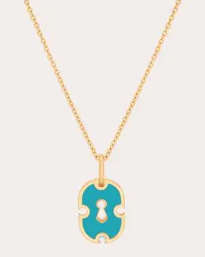 ROUVENAT Unlock Pendant Necklace - Blue