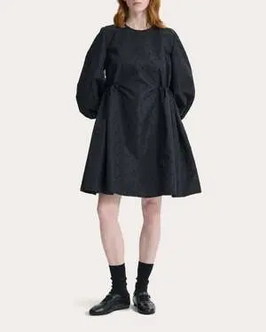 Cecilie Bahnsen Clo Iris Jacquard A-line Mini Dress