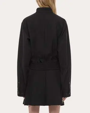 Helmut Lang Wool Gabardine Wardrobe Bomber Jacket