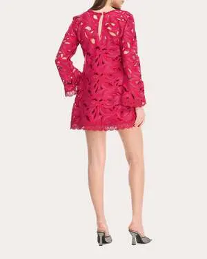 Waimari Solsticio Embroidered Mini Shift Dress