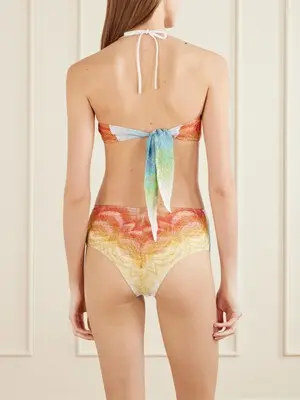Missoni Crochet-knit Triangle Bikini