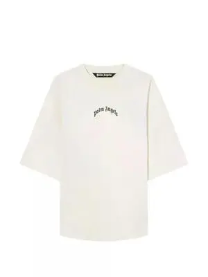 Palm Angels Classic Logo Over T-shirt - Neutrals