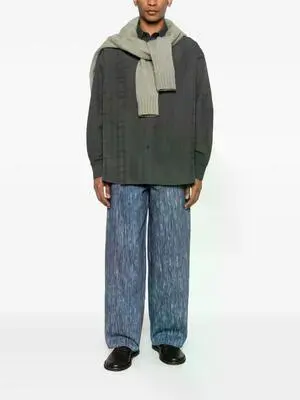 BONSAI Textured Jeans - Blue