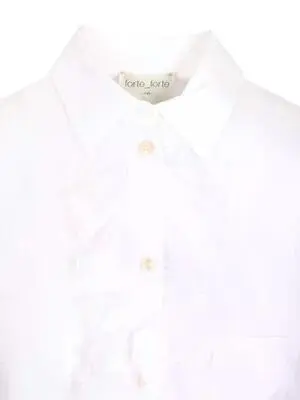 FORTE_FORTE Ruffled Buttoned Shirt