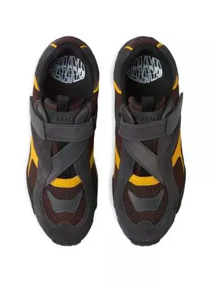 Versace Galaxia Suede Sneakers - Brown