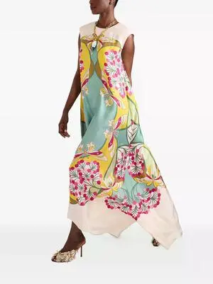 La DoubleJ San Carlo Sleeveless Maxi Dress - Green