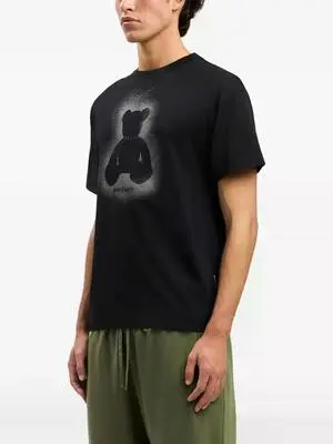 Palm Angels Spray Bear T-shirt - Black