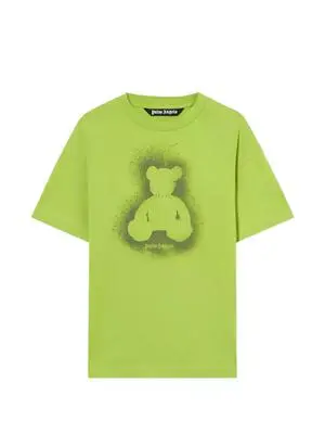 Palm Angels Spray Bear T-shirt - Green