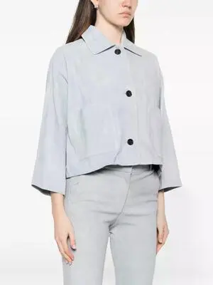 ARMA Zhou Patch-pocket Leather Jacket