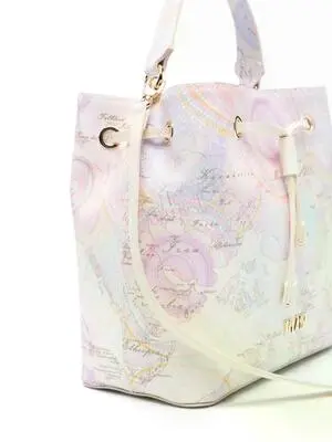 ALVIERO MARTINI 1° CLASSE Map-print Bucket Bag