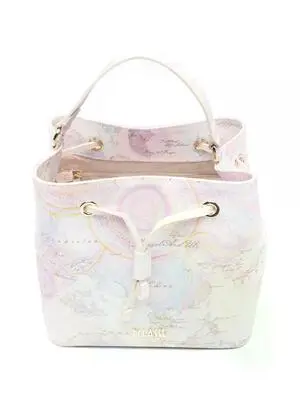 ALVIERO MARTINI 1° CLASSE Map-print Bucket Bag