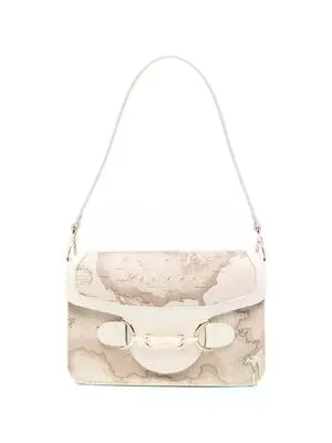 ALVIERO MARTINI 1° CLASSE Map-print Shoulder Bag