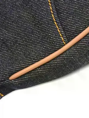 Dior 2011 Saddle Denim Tote - Blue