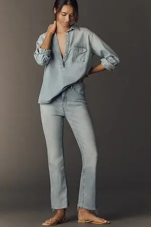 Good American Good Kick High-rise Flare Jeans - Indigo