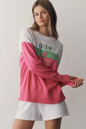 Beach Riot Callie Pullover Sweater - Pink