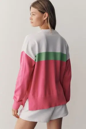 Beach Riot Callie Pullover Sweater - Pink