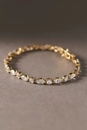 FINE DIAMONDS BY ANTHROPOLOGIE WEDDINGS Mixed Stone Lab Diamond Tennis Bracelet