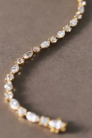 FINE DIAMONDS BY ANTHROPOLOGIE WEDDINGS Mixed Stone Lab Diamond Tennis Bracelet