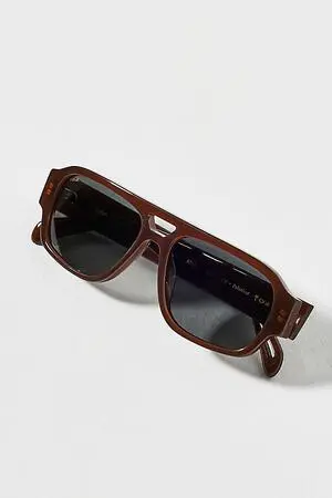 SITO SHADES Slim Atlas Aviator Sunglasses - Cocoa