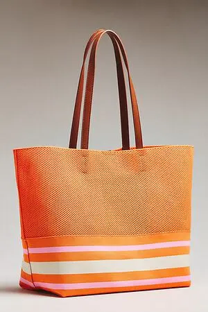 SHIRALEAH Aria Neoprene Tote Bag - Orange