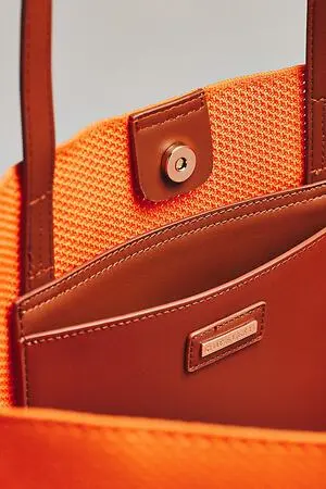 SHIRALEAH Aria Neoprene Tote Bag - Orange
