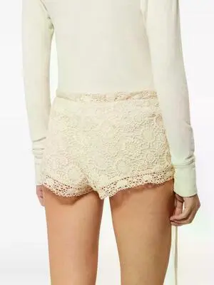 Isabel Marant Étoile Yeliz" Guipure Lace Shorts - Neutrals